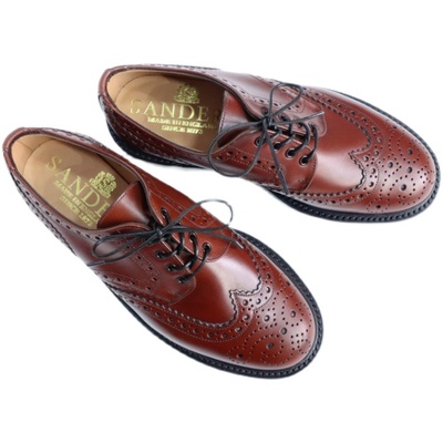 英国制造sanders英伦布洛克正装