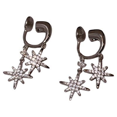 CIX闪星/高级感冷淡耳钉蚊香盘耳夹女生无耳洞耳环设计感耳饰新款