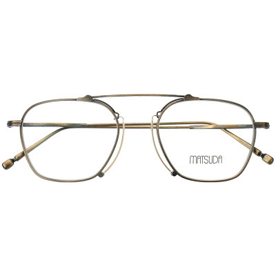 日本MATSUDA松田方形纯钛眼镜架