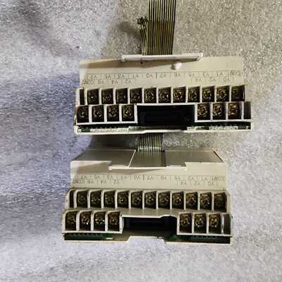议价PLC扩展模块FX2N16EYT拆机两个插头被工人维修