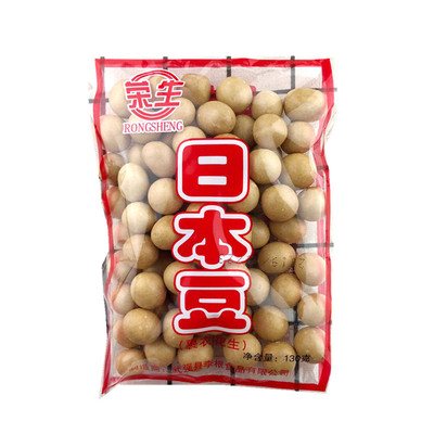 包邮荣生130gx5怀旧坚果日本豆