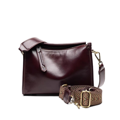 包包2025新款腋下包女复古斜挎包大容量真皮女包法式小众单肩牛皮