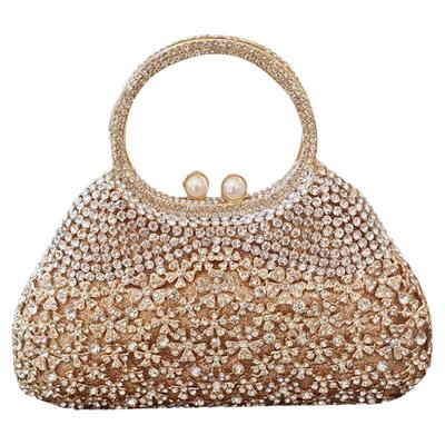 高端晚宴包镶钻精致手提包喜妈妈婚宴包包女士穿搭配旗袍的包包