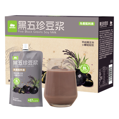 西域美农黑五珍豆浆200mL*10袋