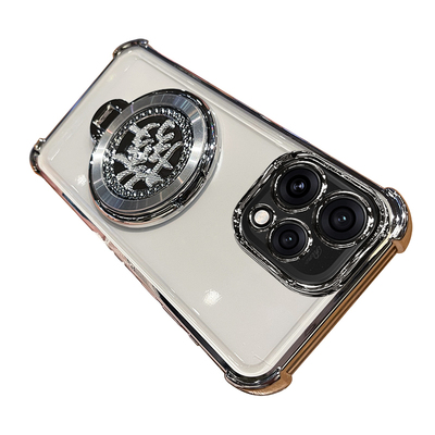 适用OPPOReno15C带发财支架壳