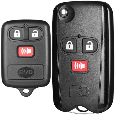 f3钥匙壳byd改装遥控器
