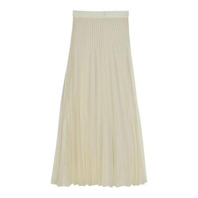 AMERI气质淑女显瘦百褶半裙