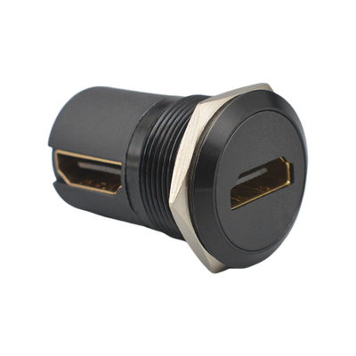 圆形弯头HDMI模块圆孔高清口模块