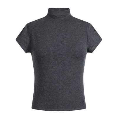 Navigare修身高领休闲短袖T恤