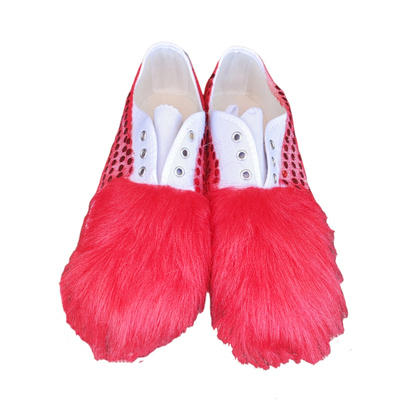 舞狮鞋男女幼儿童仿羊毛醒狮鞋子