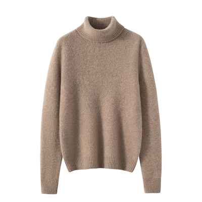 康赛妮~七针双股正肩纯山羊绒衫