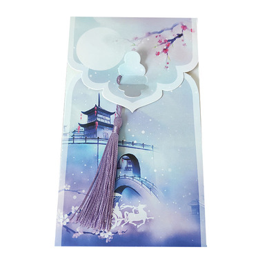 中国风唯美插画教师节贺卡