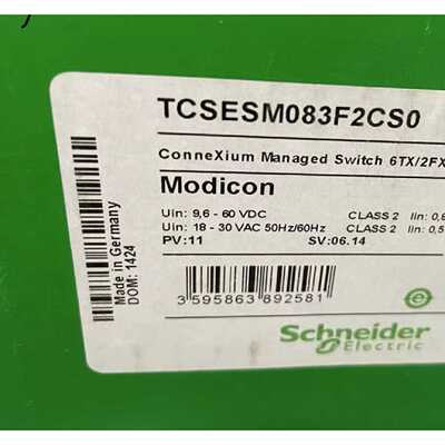 议价施耐德全新原装TCSESM083F2CS0现货模块