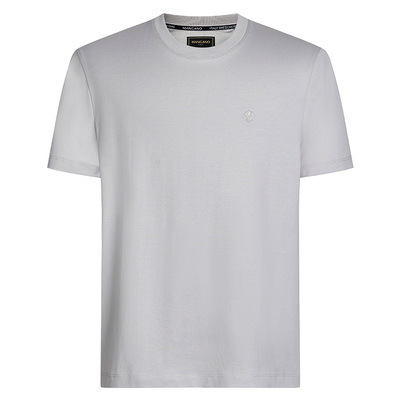 曼加龙纯色圆领短袖男士T恤