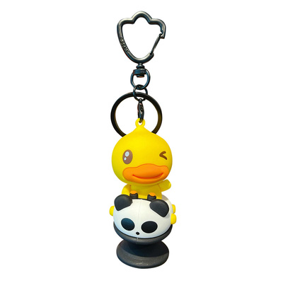 B.Duck钥匙扣装饰公仔车载钥匙链