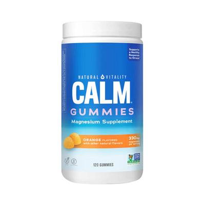 美国进口Calm柠檬酸橙味青少年专注力成人情绪稳定镁软糖120粒