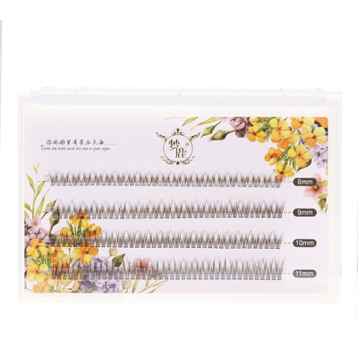 梦鹿鱼尾朵毛浓密分段假睫毛