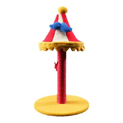 马戏团旋转猫爬架派思维吸引猫咪