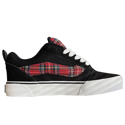 苏格兰knuskool胖胖面包鞋英伦风休闲板鞋黑红低帮男女鞋