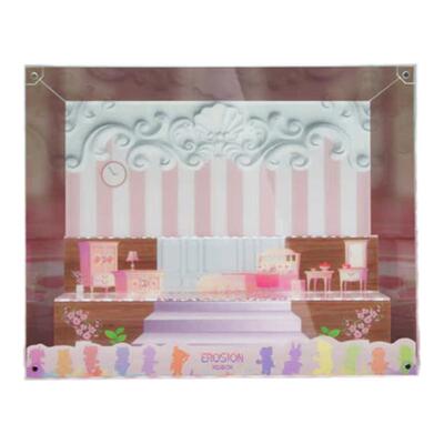 KGBOXpopmart泡泡玛特molly大久保侵蚀亚克力收纳展示盒收纳盒