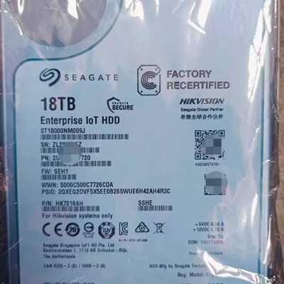 希捷ST18000NM009J 全新18TB硬盘3块，—议价