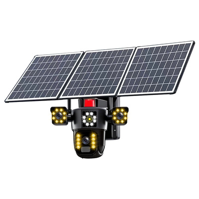 太阳能高清2000万监控摄像头免流