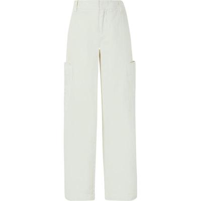 【折扣】VINCE 夏季女简约高腰阔腿牛仔裤