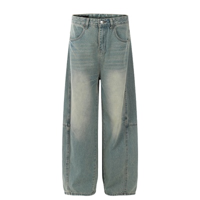 小柯xcok美式复古解构水洗牛仔裤