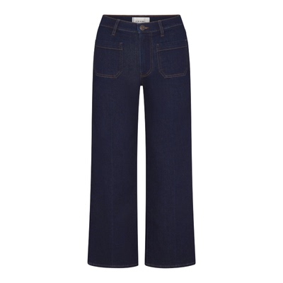 【春夏新品首降】FRAME女士复古高腰高弹直筒牛仔裤 ANCHOR PANT