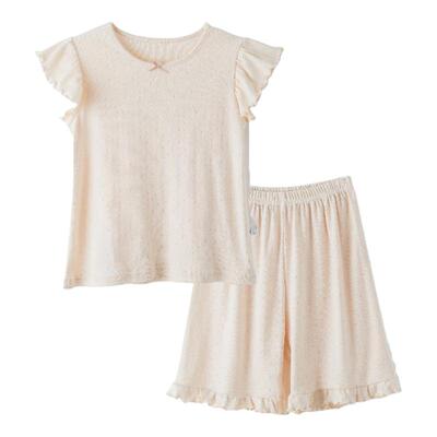 女孩短袖短裤套装夏季空调服