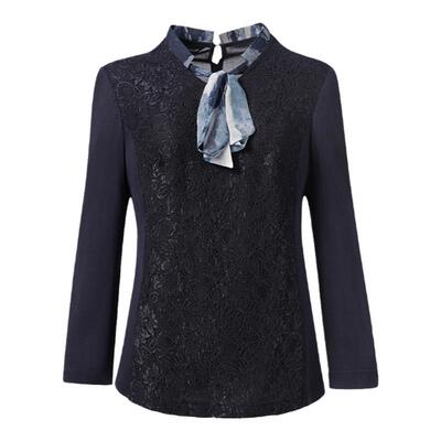 蓝色飘带T恤LT17302A靓诺