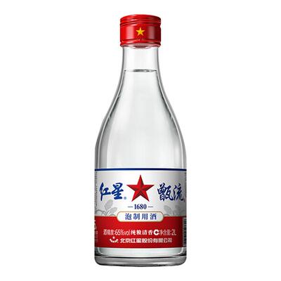 红星二锅头65度纯粮酿造泡酒2L