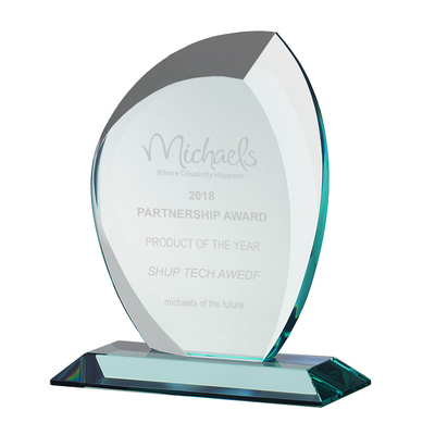 原创水晶人脸发型奖杯合作供应