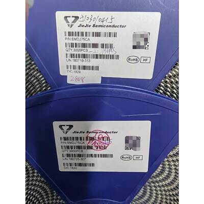 SMDJ75CA捷捷微丝印IGR有4盘其中3盘满盘1