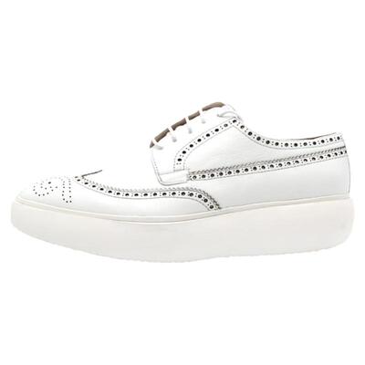 2024小白鞋男士牛皮德比厚底鞋