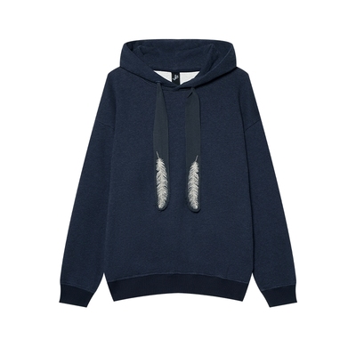 JDV纯棉休闲连帽卫衣2025秋季