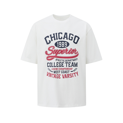 MRCYC韩版宽松字母印花短袖T恤