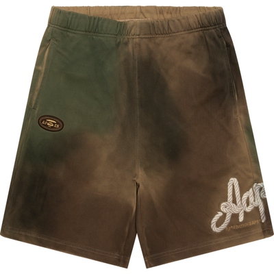 Aape特染做旧复古潮流休闲短裤