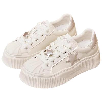 星期六厚底休闲板鞋女