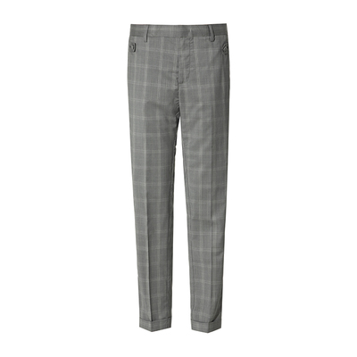 ANDREW MACKENZIE意大利 奢侈品 男装秋冬 商务休闲款 浅灰色西裤