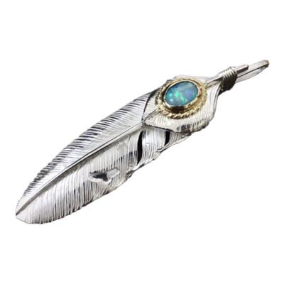 复古羽毛吊坠Z.NATIVE羽毛