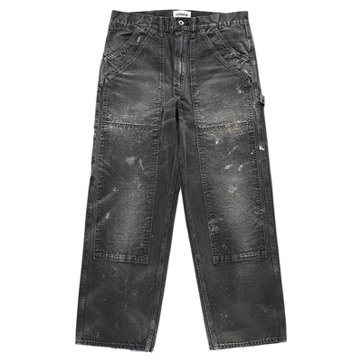 BOWWOW泼墨做旧工装伐木裤25AW