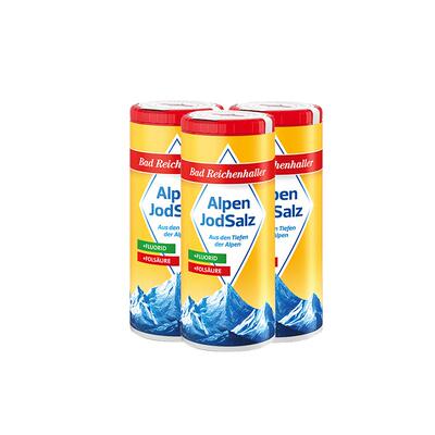 3瓶加氟加叶酸白金碘盐125g*3宝宝儿童天然岩盐孕妈7月份到期