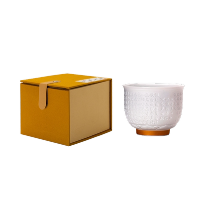 般若自在心经杯商务送礼陶瓷茶具