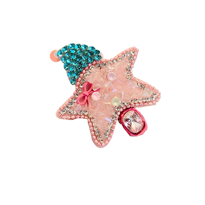 2025新款可爱海星发夹鸭嘴夹头饰夹子五角星发卡刘海夹碎发夹发饰