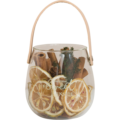 《肉桂生财》肉桂柠檬装饰摆件天然植物无火香薰