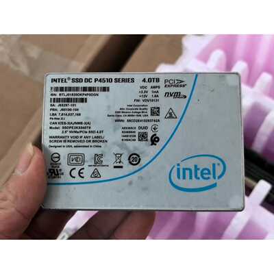 询价intel P4510 4T  SSDPE2KX040T8