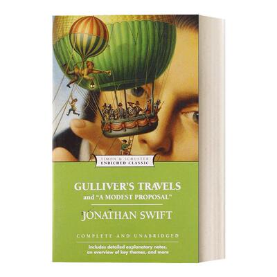 英文原版小说 Gulliver's Travels and A Modest Proposal  格列佛游记 Enriched Classics系列 英文版 进口英语原版书籍