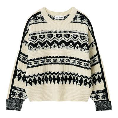 LilyBrown针织圆领可爱毛衣