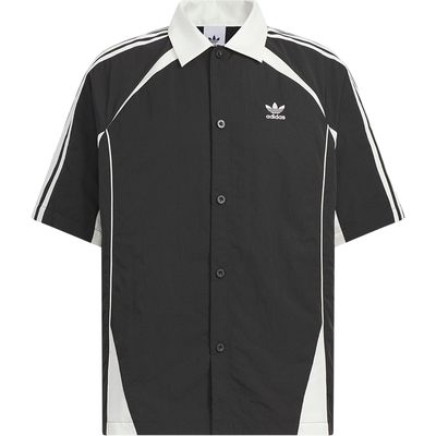 Adidas/阿迪达斯正品三叶草男士宽松翻领户外经典透气衬衫KD0947